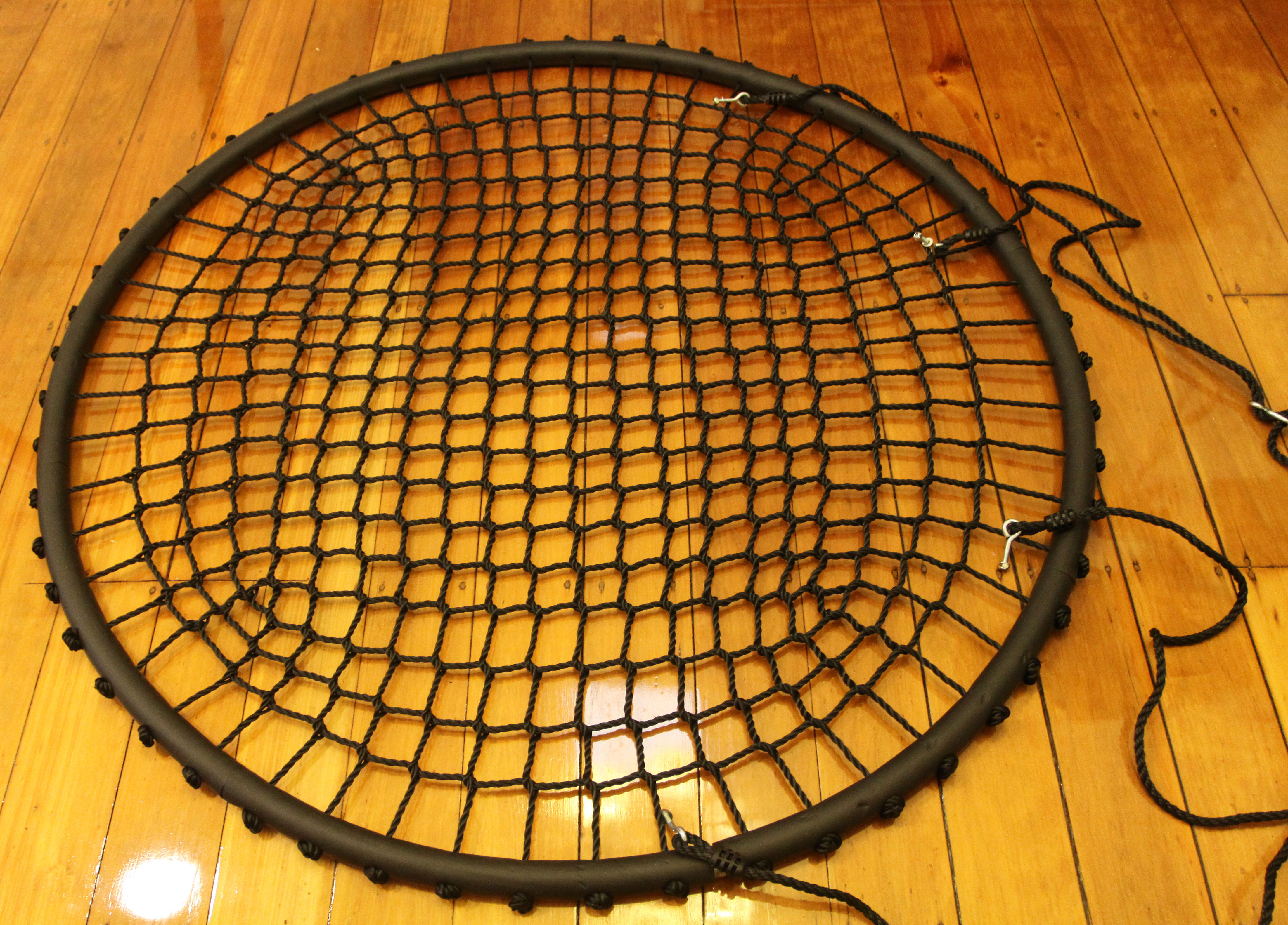 150cm Black Rope Nest Swing - Heavenly Hammocks