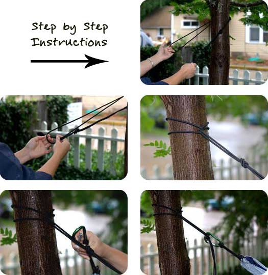 3 Meter By 8mm Black Paracord Hammock Ropes: Pair - Heavenly Hammocks