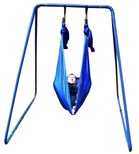 100cm Black Rectangle Mat Nest Swing - Heavenly Hammocks