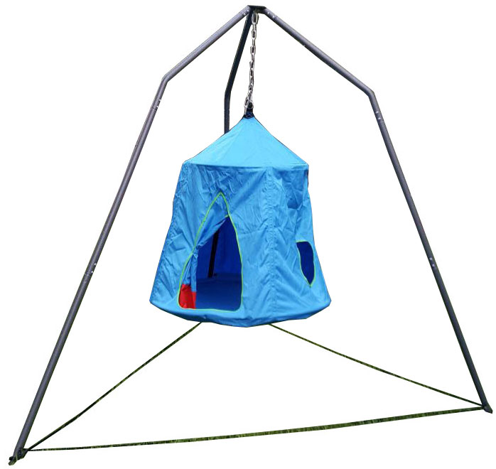 Green Kids Sensory Swing Pod Chair - Heavenly Hammocks