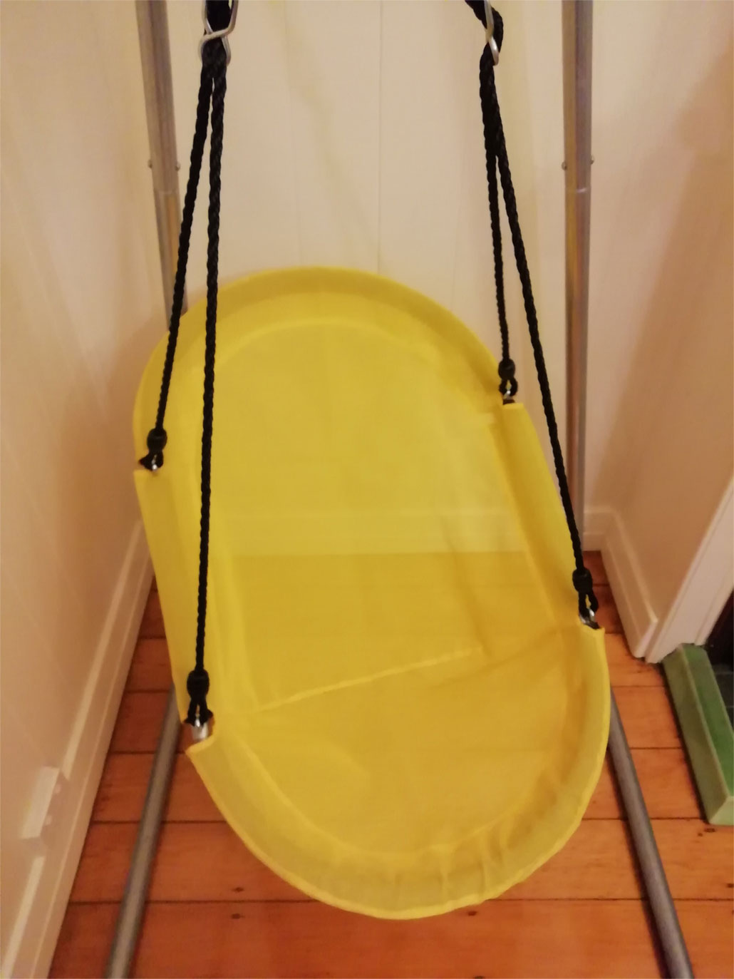 Yellow Oval Seat Swing - Heavenly Hammocks